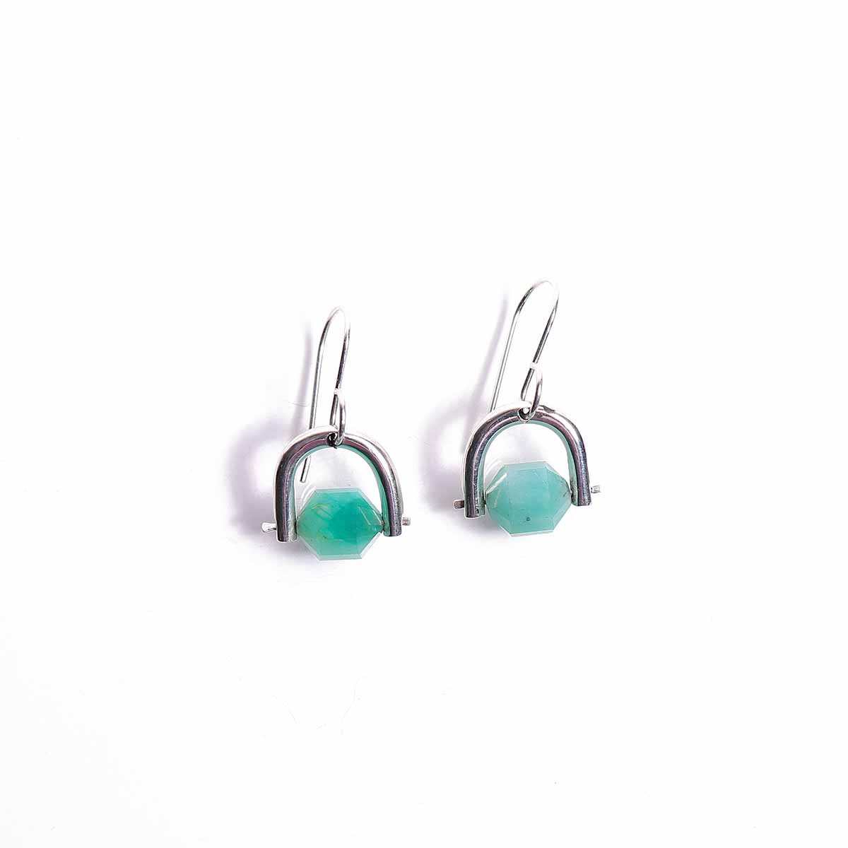 Amazonite Silver Earrings for Women: Captivating and Healing