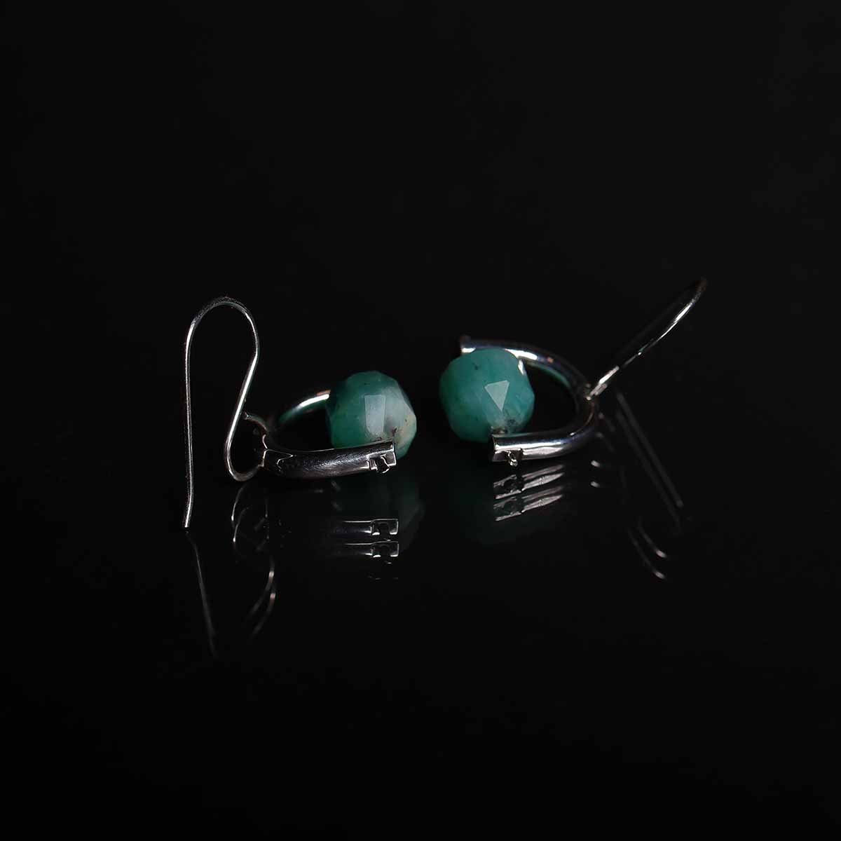 Amazonite Silver Earrings for Women: Captivating and Healing