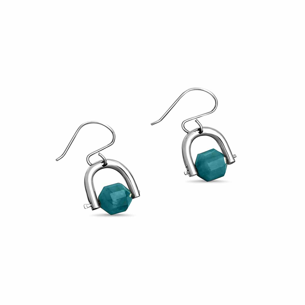 Amazonite Silver Earrings for Women: Captivating and Healing